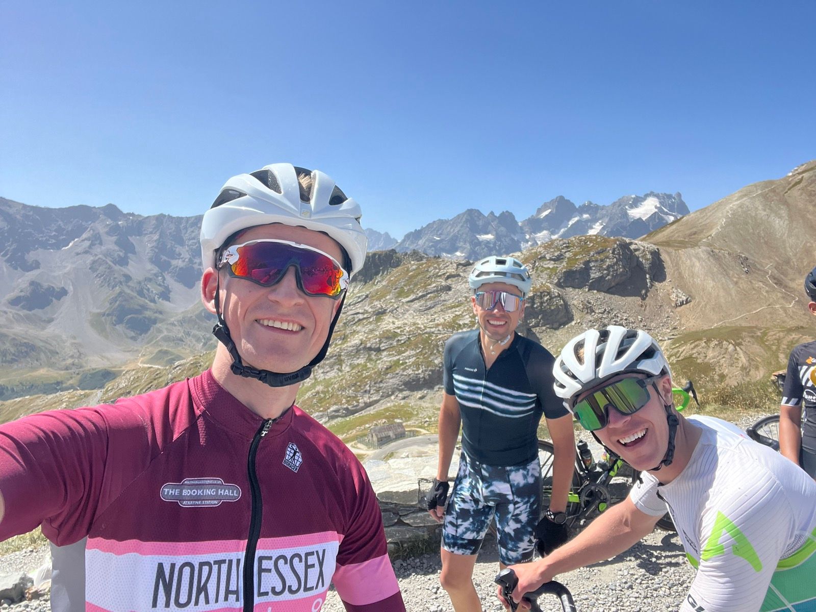 Trustee Ben bikes up the Giants of the Alps - Hazel's Footprints Trust